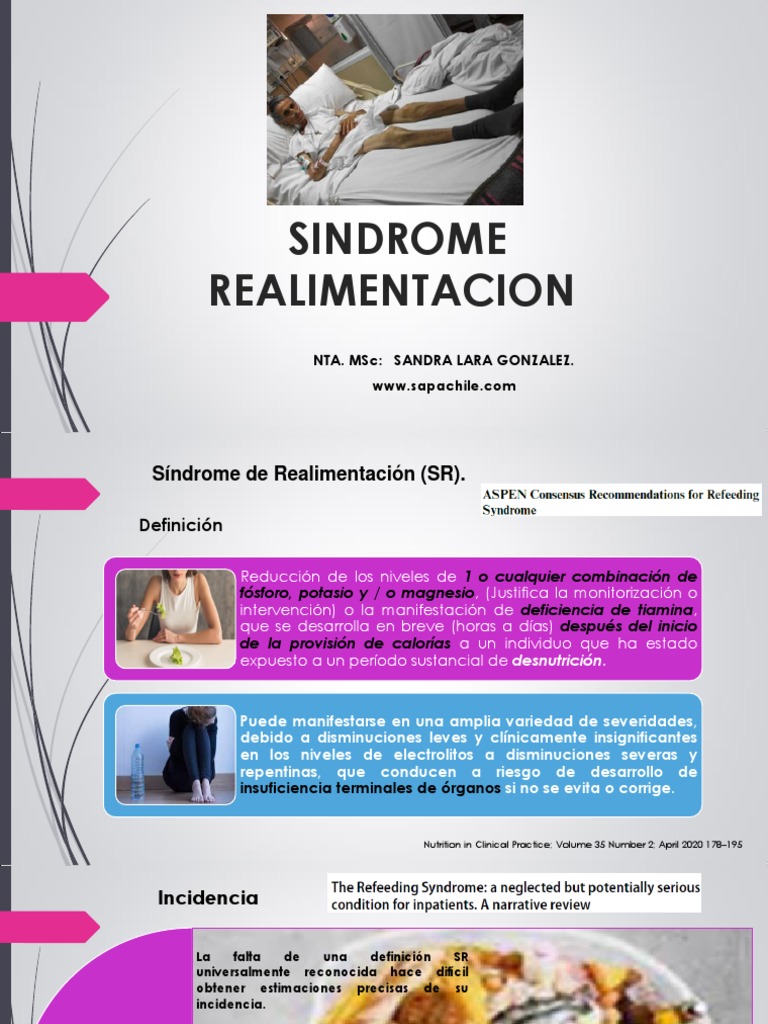 Sindrome Realimentacion | PDF | Enfermedades y trastornos humanos | Medicina