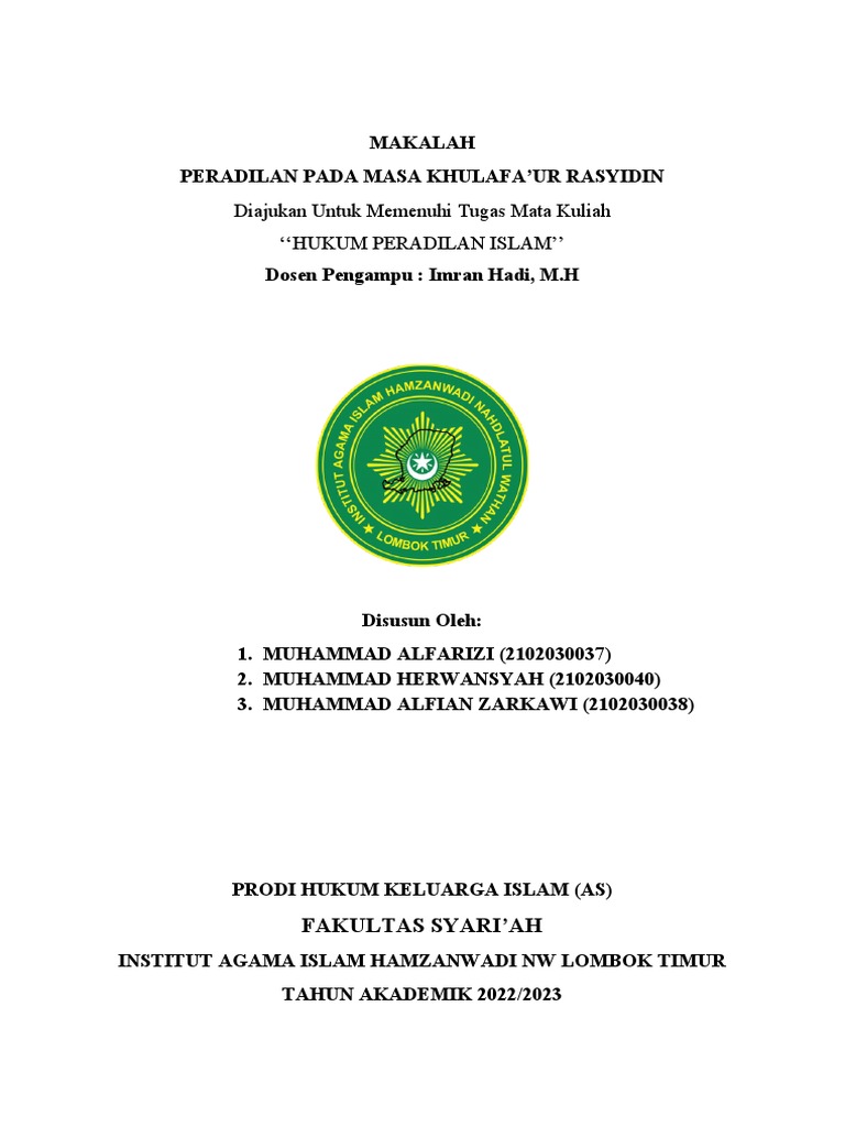 Makalah Peradilan | PDF