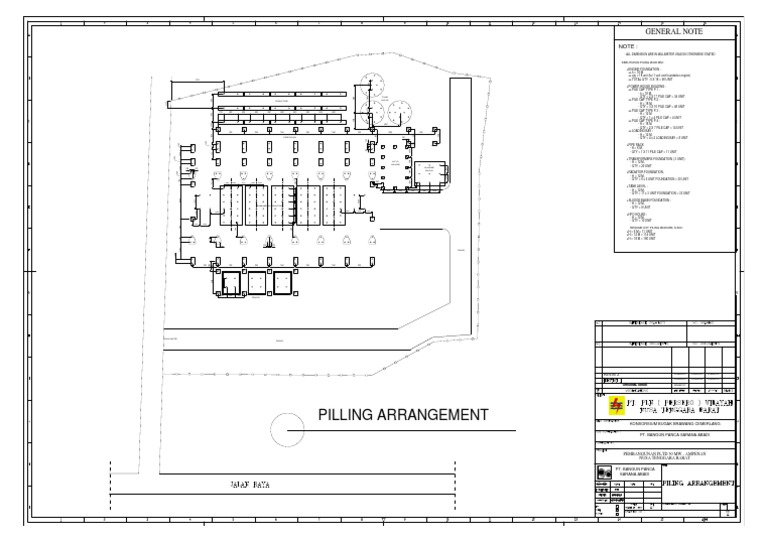 Pilling Araangement A1 | PDF | Deep Foundation | Components