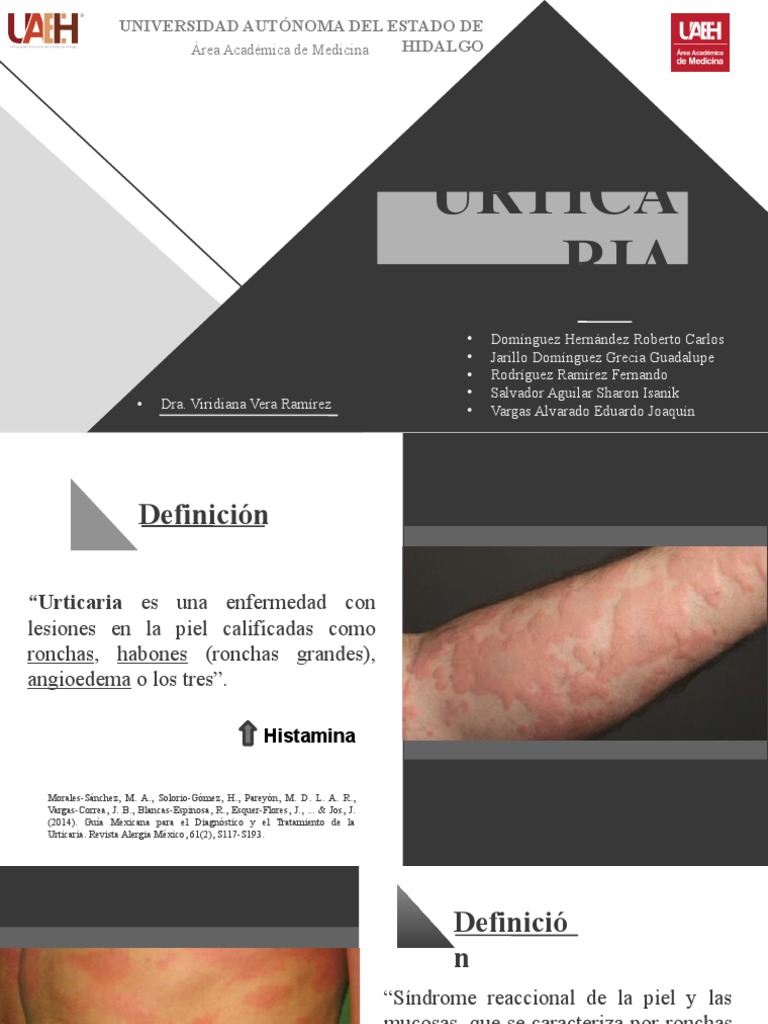 1 Urticaria | PDF | Dermatología | Inmunología