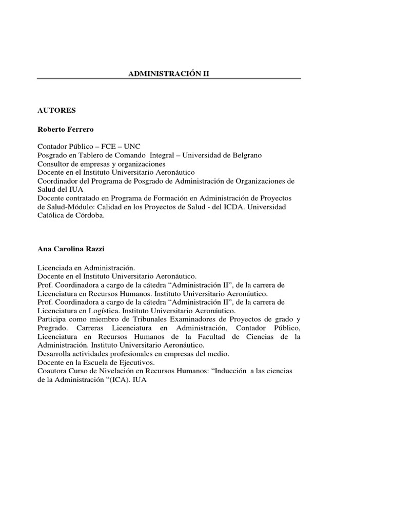 Administración Ii Guia Pdf