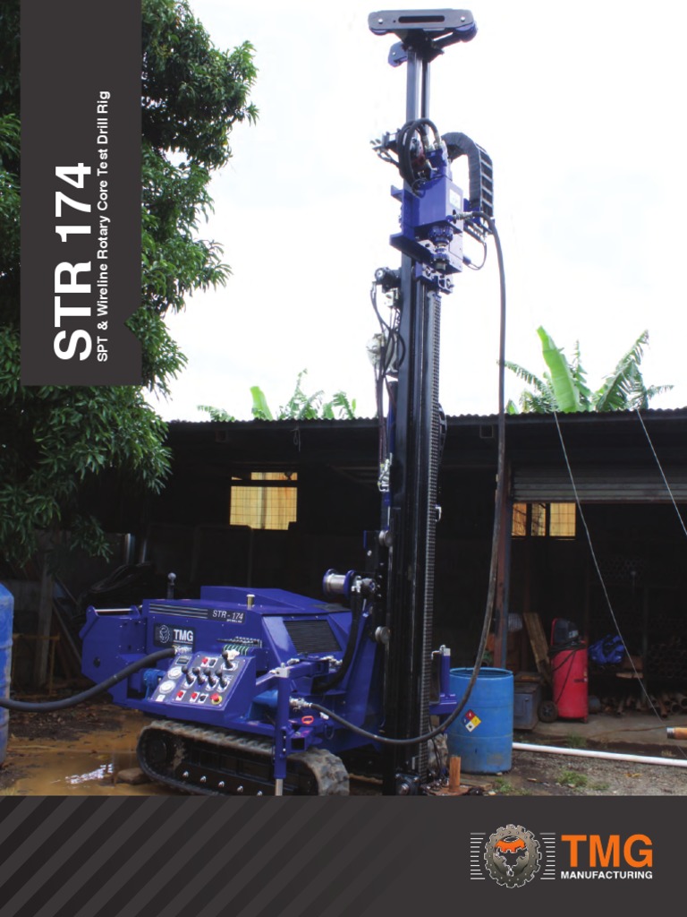 STR-174 SPT & Wireline Drill Rig Specs | PDF | Automatic Transmission | Drill