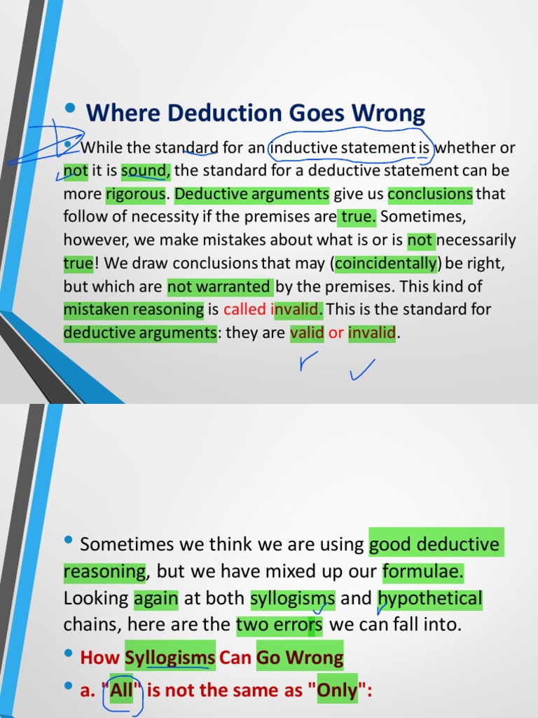 Lec 3 | PDF | Deductive Reasoning | Argument