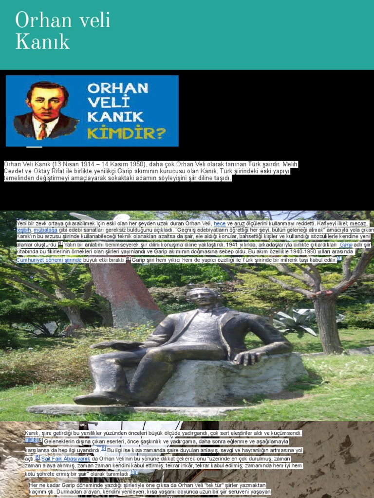 Orhan Veli Kank 1 | PDF