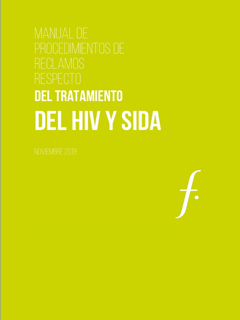Manual de Proceso de Reclamos Hiv y Sida | PDF | VIH / SIDA | VIH