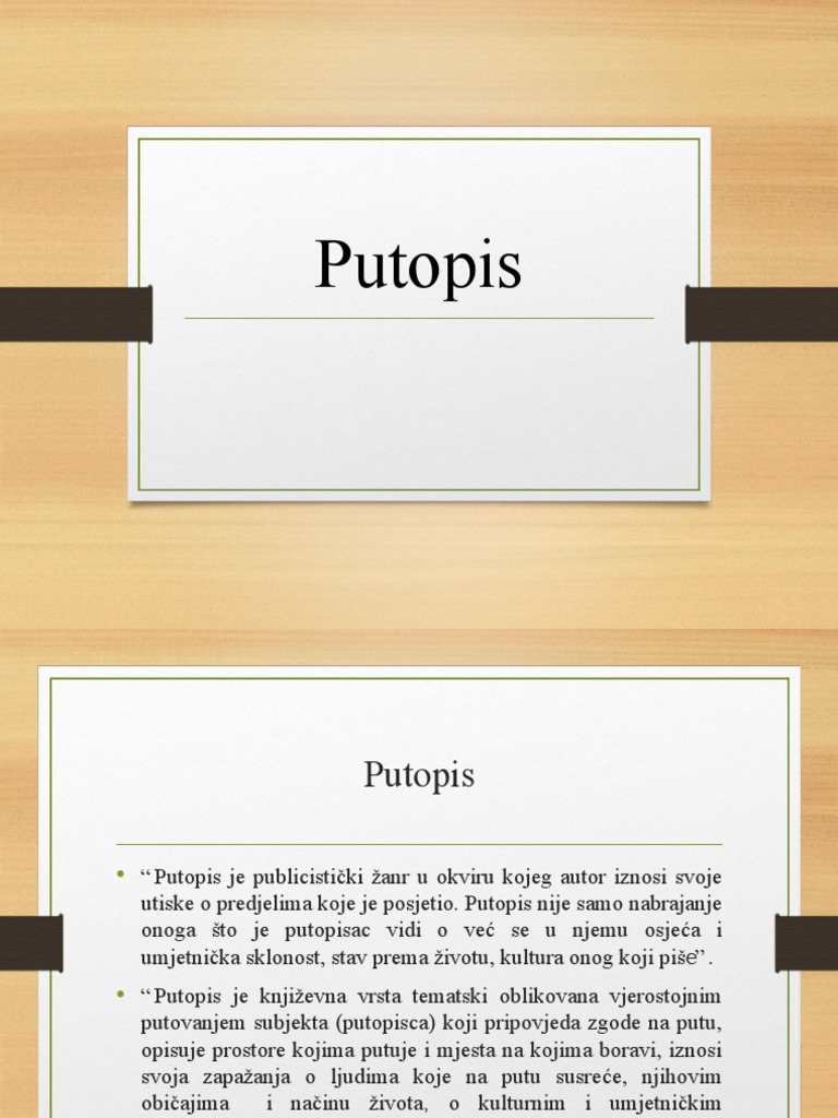 Putopis | PDF