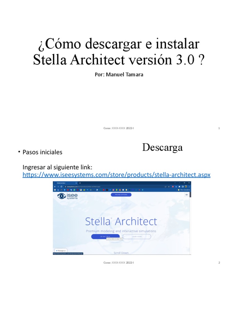 Cómo Descargar e Instalar Stella Architect Versión | PDF
