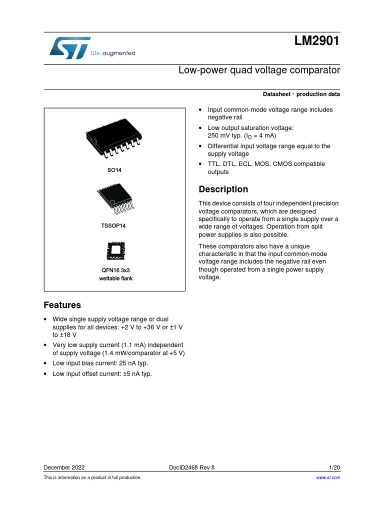 LM 2901 | Download Free PDF | Electricity | Manufactured Goods