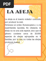 Triptico de La Abeja | PDF | Miel | Abejas