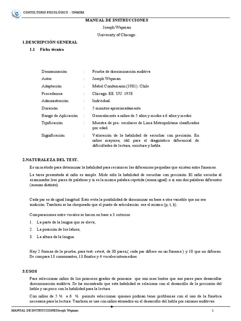 MANUAL DE INSTRUCCIONES-WEPMan | PDF