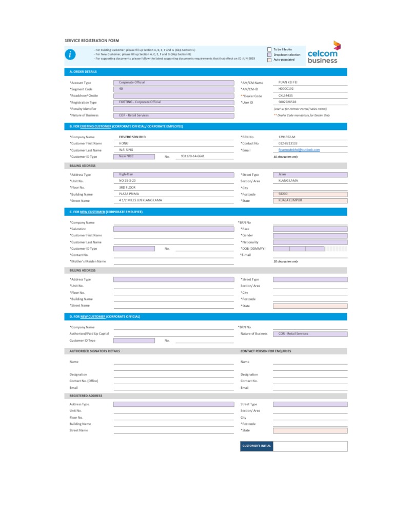 Celcom SRF - PG 1 30.7.2021 | PDF | Credit Card | Business