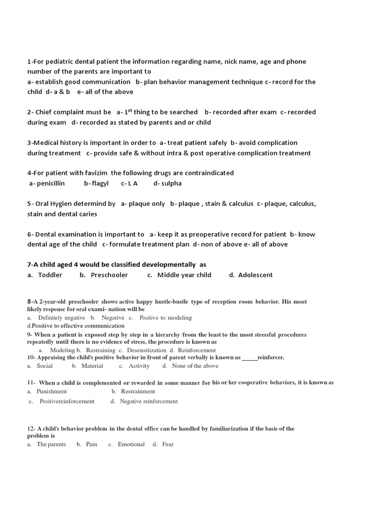 5th MCQ Sample For Students | PDF