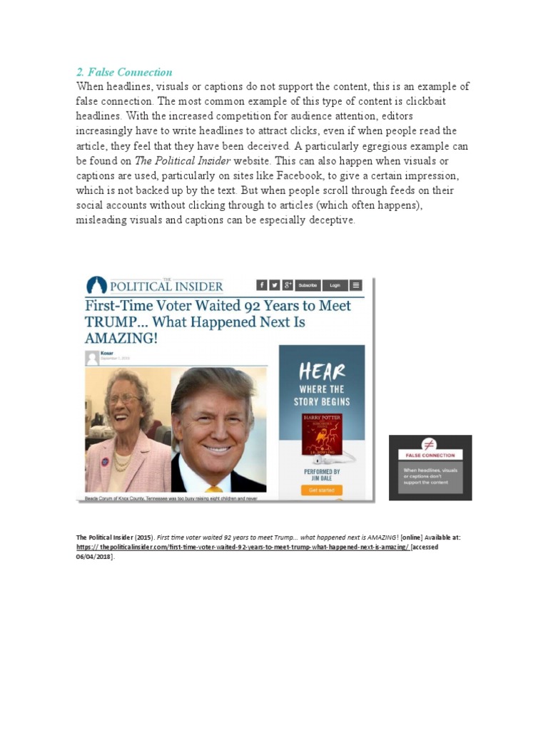 False Connection | PDF