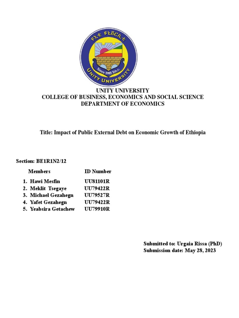 Public Group Term Paper | PDF | Deficit Spending | Multicollinearity
