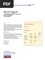 Technical Data: P/S 890 Class B Fuel Tank Sealant | PDF | Chemical ...