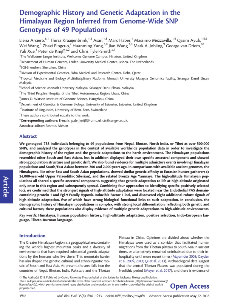 Msy 094 | PDF | Himalayas | Principal Component Analysis