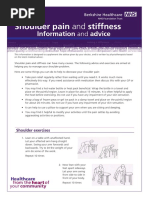 Rotator Cuff and Shoulder Conditioning Program - OrthoInfo - AAOS | PDF ...