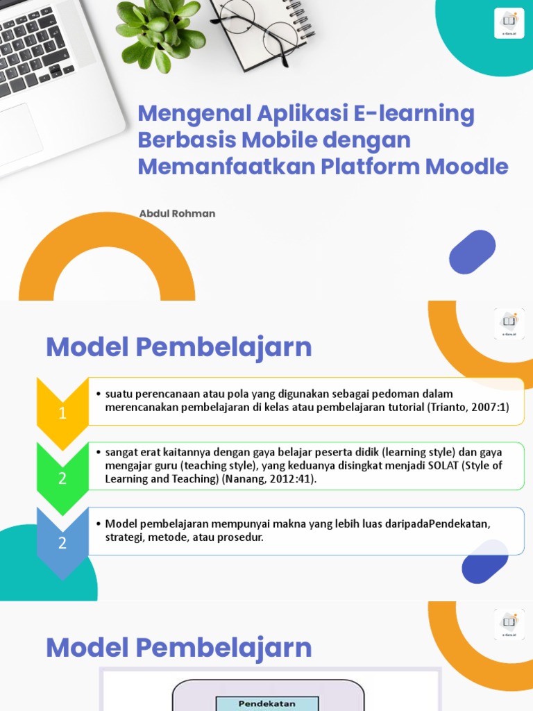 Materi - SEMNAS Mengenal Aplikasi E-Learning Berbasis Mobile Dengan Memanfaatkan Platform Moodle ...