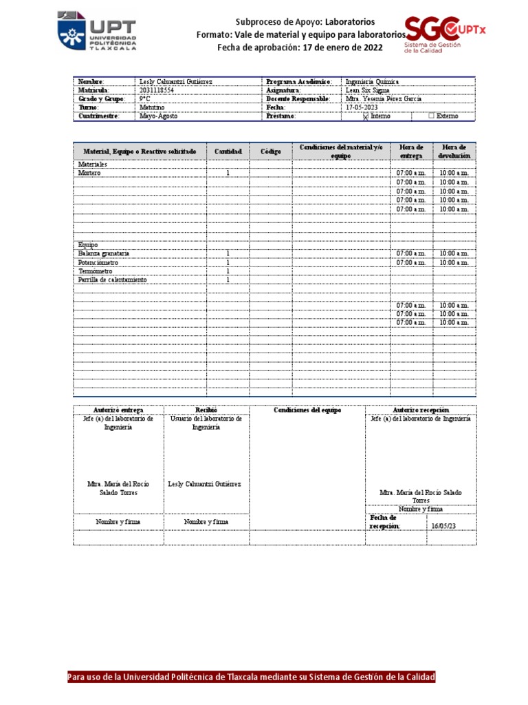 Vale Lab Mermelada | PDF | Ingeniería | Métodos de evaluación