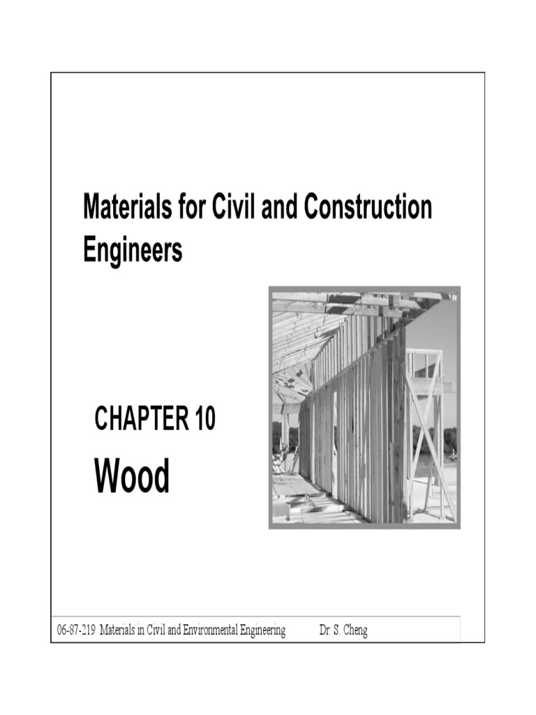 CH10 Wood | PDF | Wood | Lumber