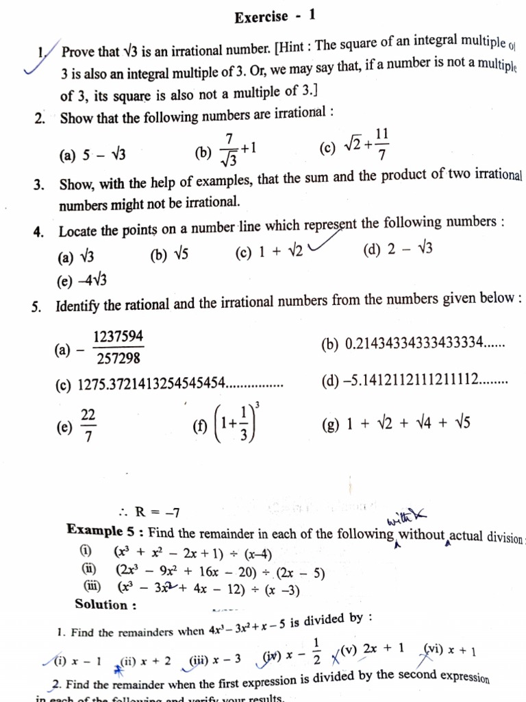 Maths Unit 1 and 2 | PDF | Mathematics | Arithmetic
