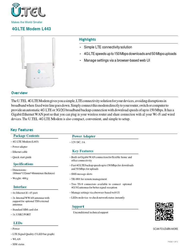DataSheet CAT4 | PDF | 4 G | Modem