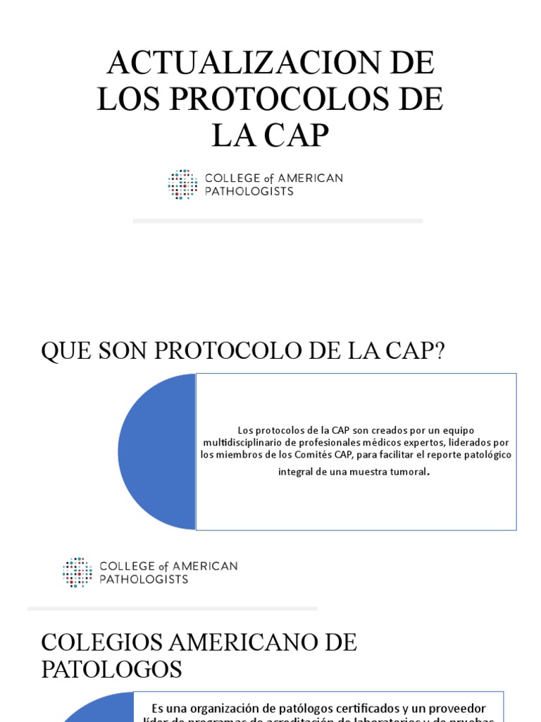 Actualizacion de Protocolos de La Cap | PDF