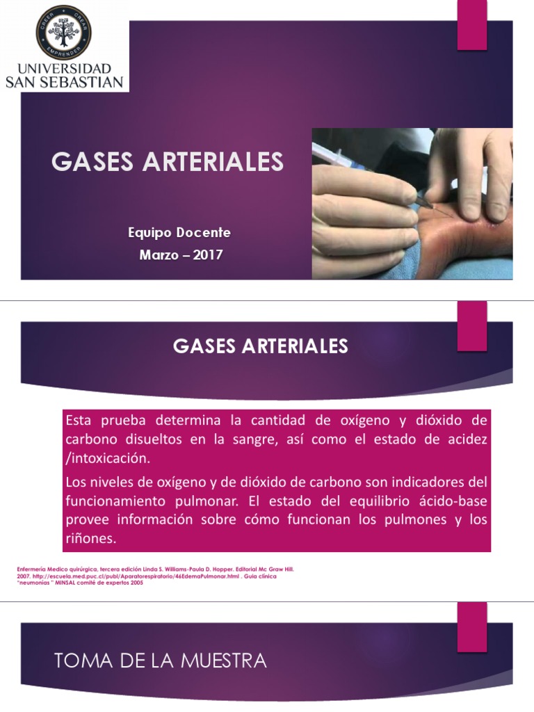 03.08 Gases Arteriales 2017 | PDF