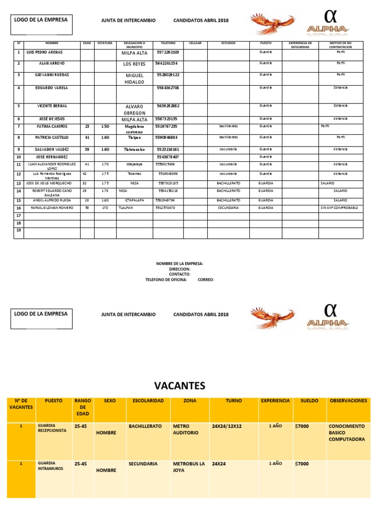 Formato Cartera BLANCO | PDF