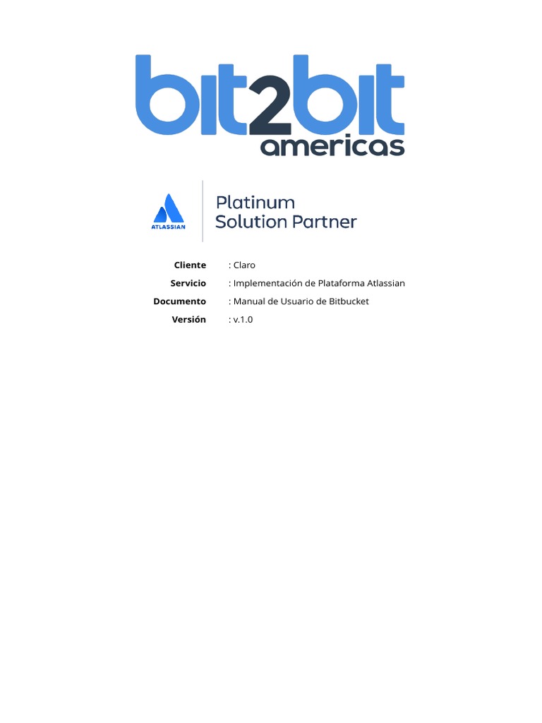 Manual de Usuario de Bitbucket | PDF