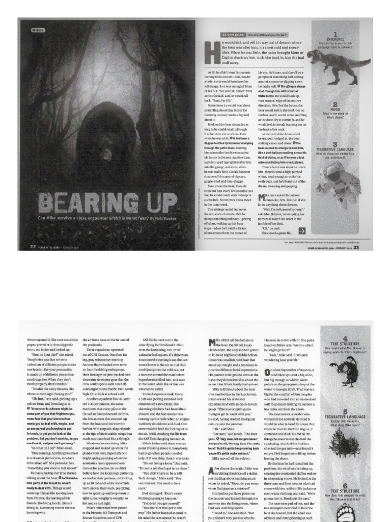 Bearing Up Short Story Text | PDF