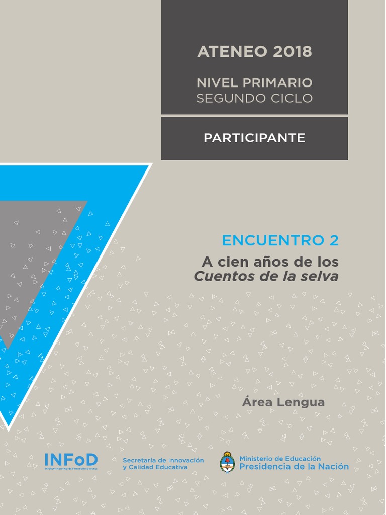 Nivel Primario Ateneo Didactico N 1 Encuentro 2 Segundo Ciclo Lengua ...