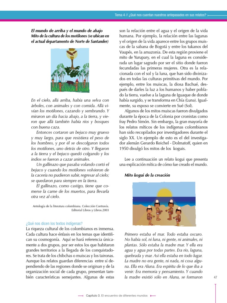 Mitos Indígenas Colombianos: Motilones y Koguis | PDF | Religión y ...