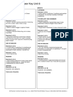 Focus 3 Workbook Answer Key | PDF