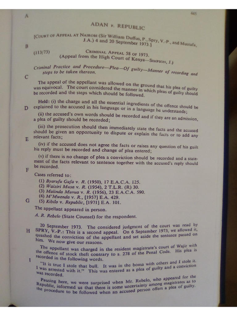 Adan Vs Republic | PDF