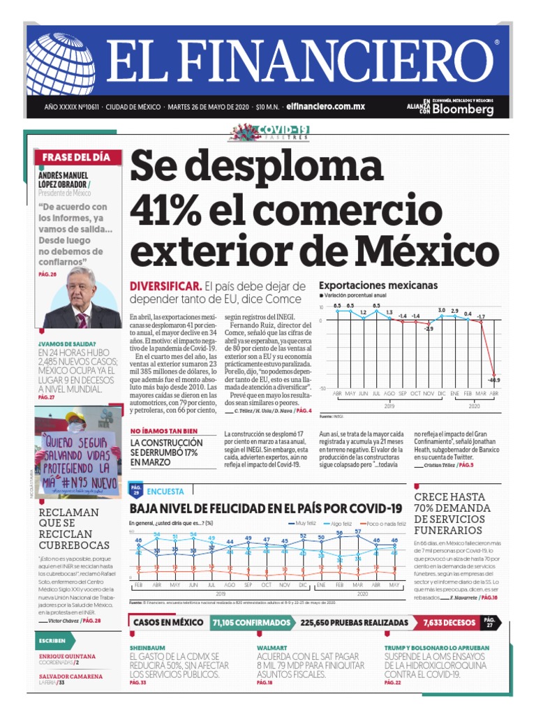 26.5 El Financiero | PDF | México | Exportaciones