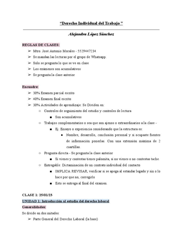 Derecho Individual Del Trabajo | PDF | Derecho laboral | Comunismo