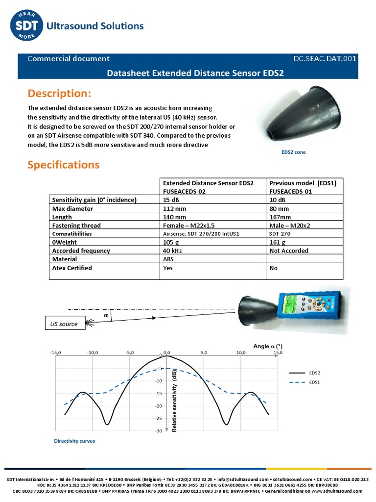 EDS270 Datasheet | PDF | Acoustics | Sound