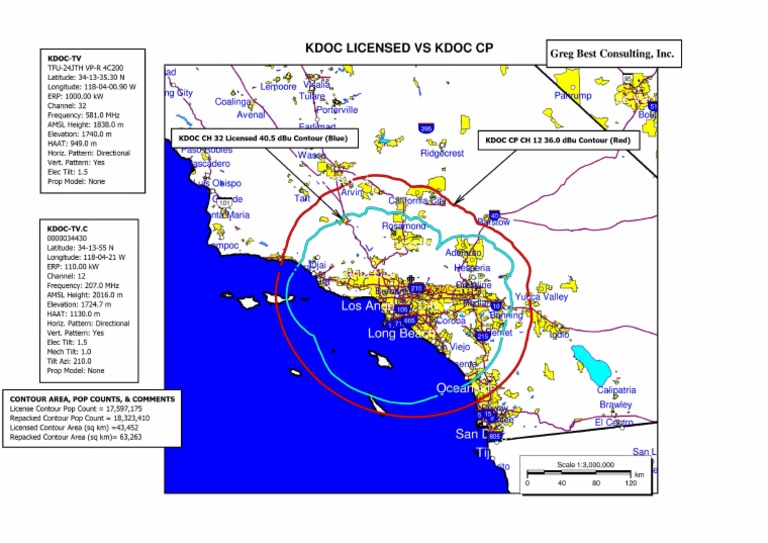 Coverage Map For KDOC - TV 56 New | PDF
