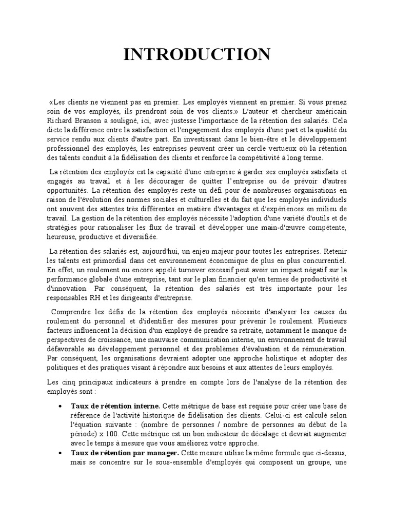 MEMOIRE | PDF | Business | Environnement naturel