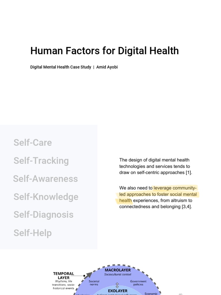 Lecture6 - Digital Mental Health v2 Amid | PDF