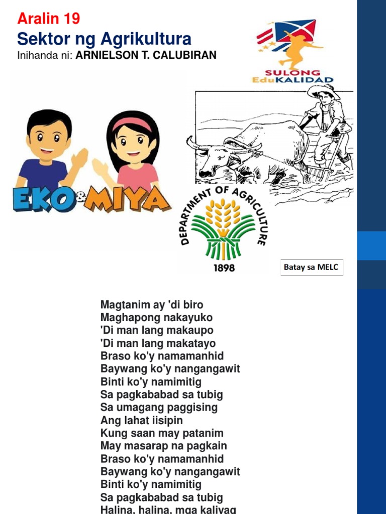 Sektor NG Agrikultura | PDF