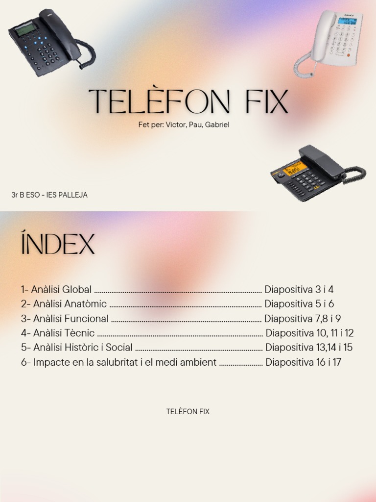 Telèfon Fix | PDF