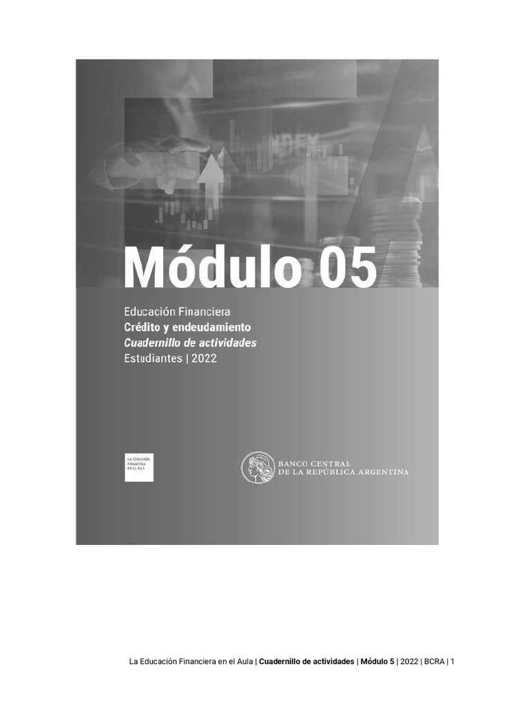 Módulo 5 Cuadernillo Estudiantes | PDF | Bancos | Tarjeta de crédito