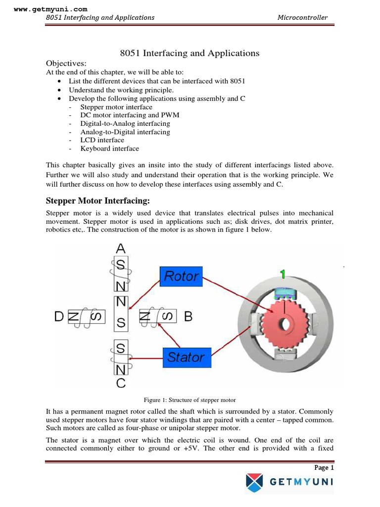 Electrical Engineering Engineering Microcontroller Interfacing And Applications Notes Pdf