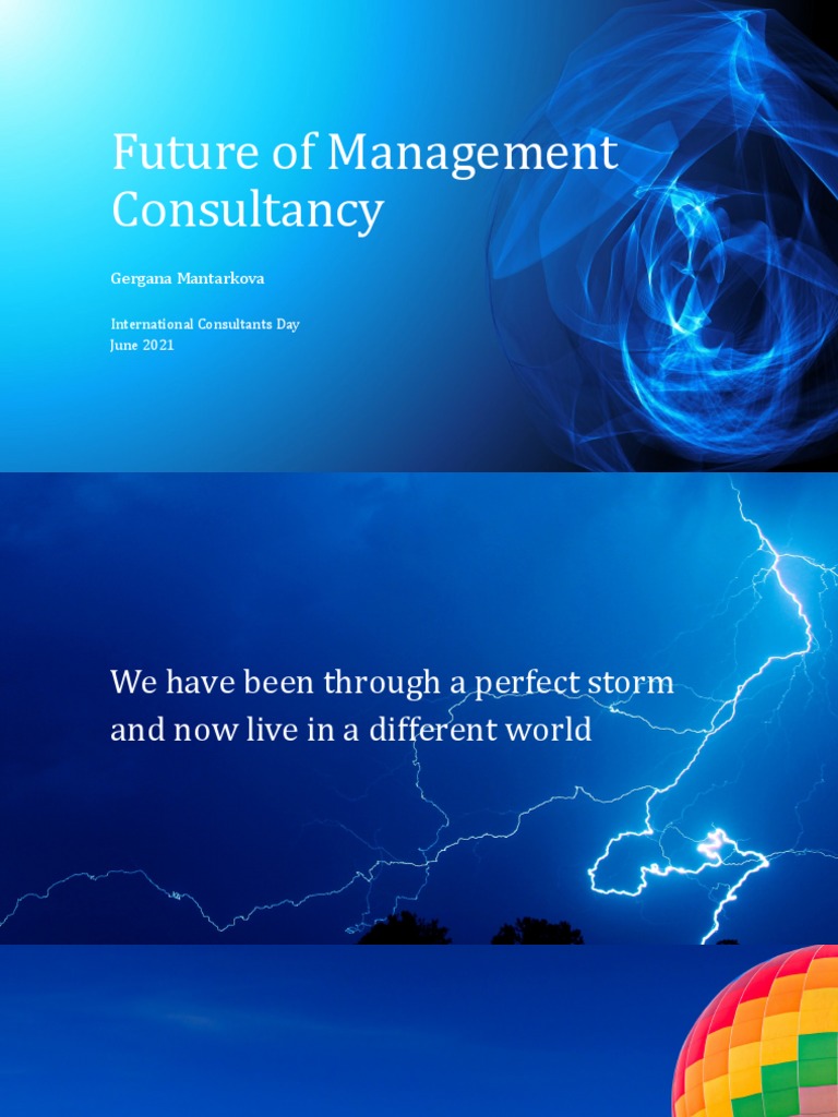 Future of Management Consultancy | PDF