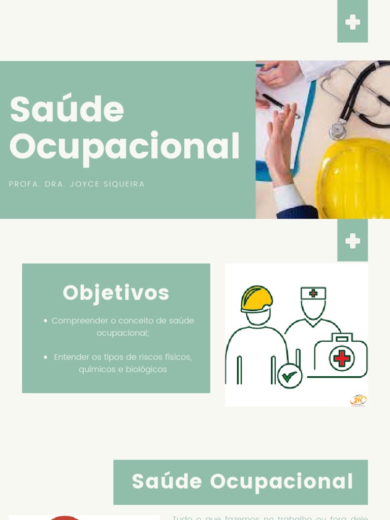 Slide - Aula 01 - Saúde Ocupacional | PDF | Calor | Amianto