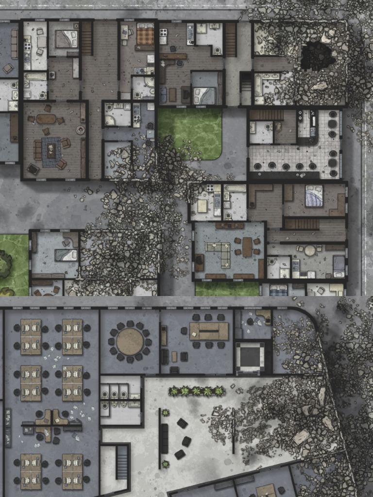 Twilight - 2000 - Urban Operations - Interior Maps (277x220mm) - vgJX5W ...