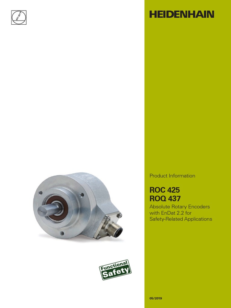 Absolute Rotary Encoders ROC 425, ROQ 437 | PDF | Electrical Connector ...
