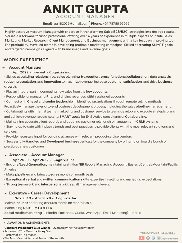 Ankit Gupta CV | PDF